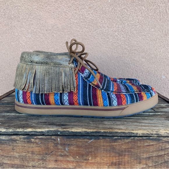 Twisted X | Shoes | Twisted X Serape Fringe Moccasin Shoe | Poshmark